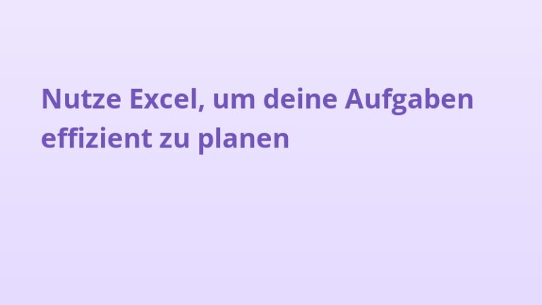 So bereitest du deine Daten in Excel übersichtlich auf - Vorlagen.com